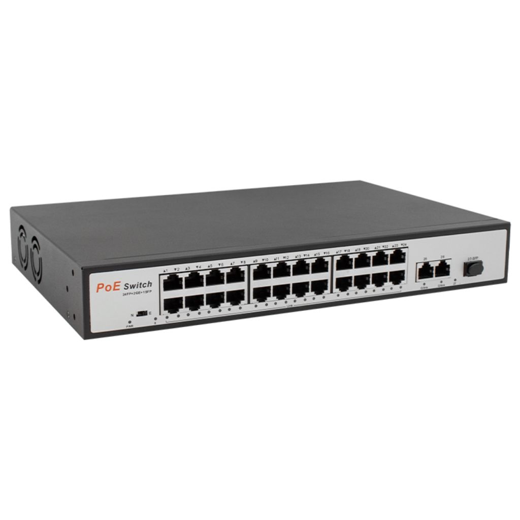 Switch PoE 24-port – Lab Elec Technology